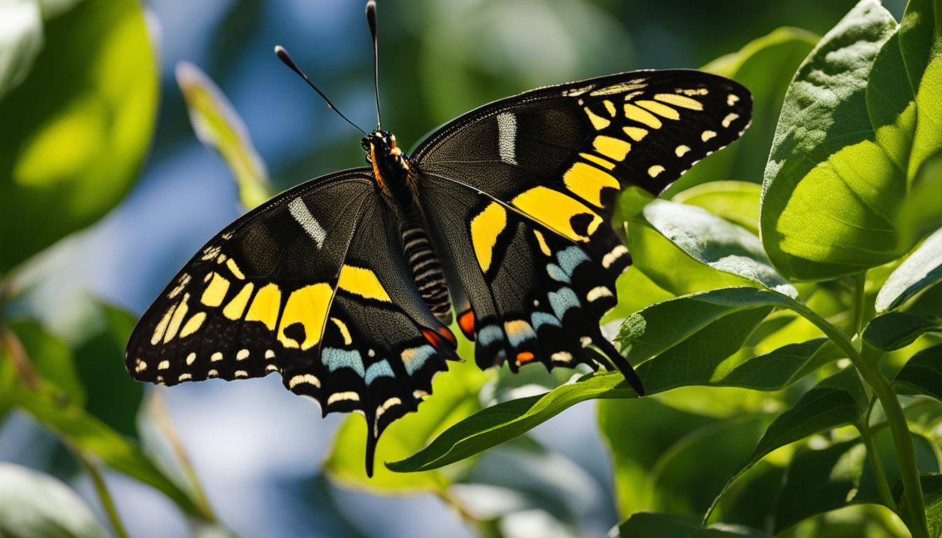 Citrus Swallowtail: Graceful Butterfly Mystique