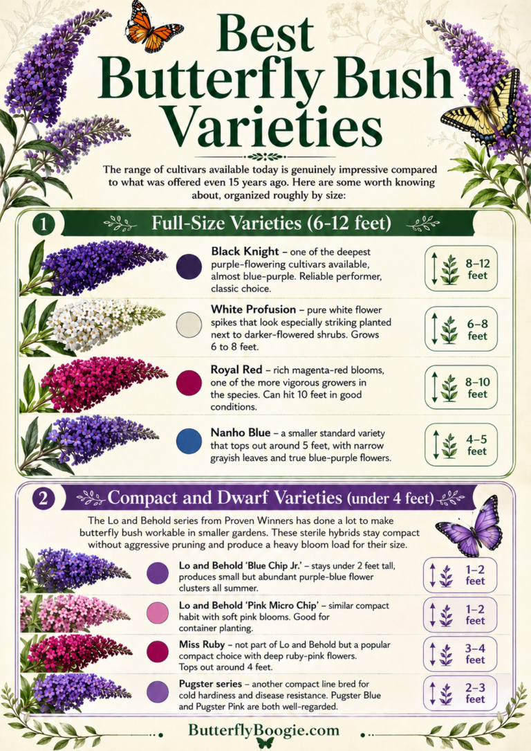 Butterfly Bush Care Guide: Sizes, Varieties and Growing Tips