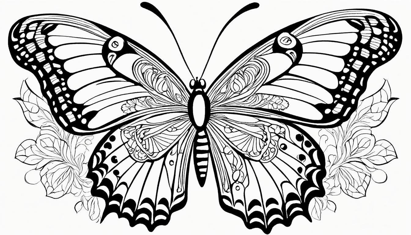 Butterfly Coloring and Patterns: Vibrant Designs